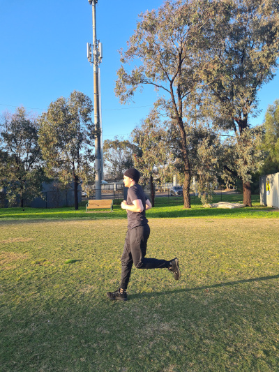 Cameron ran for cancer support